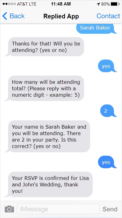 How To RSVP By Text Message From A Guest Perspective Replied Blog