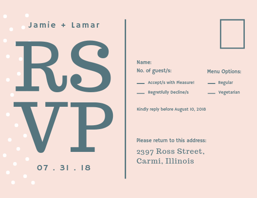 How To Nail Your RSVP Card Wording Replied Blog