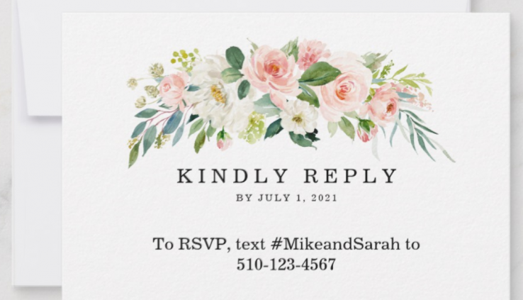 Wedding RSVP Examples – Sample RSVPs you can use for your wedding – Replied App Blog